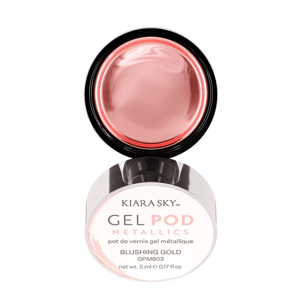 Blushing Gold | Metallic Gel Pods | Kiara Sky