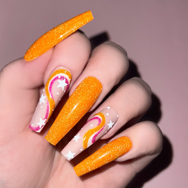 Two To Mango | DiamondFX Glitter Gel Polish | Kiara Sky