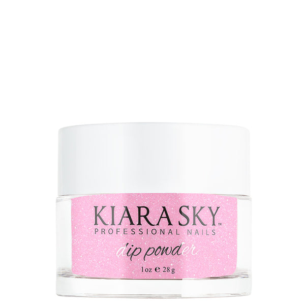 90's Baby | Pastel Pink Glitter Dip Powder | Kiara Sky
