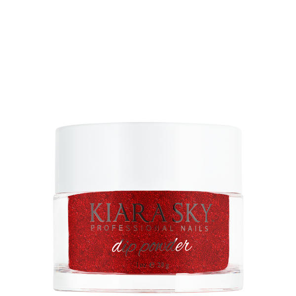 Let's Get Rediculous | Bright Red Dip Powder | Kiara Sky