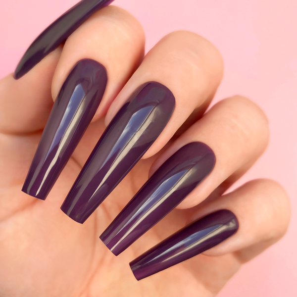 Serial Chiller | Kiara Sky Nails Nails | Dark Purple Gel Polish