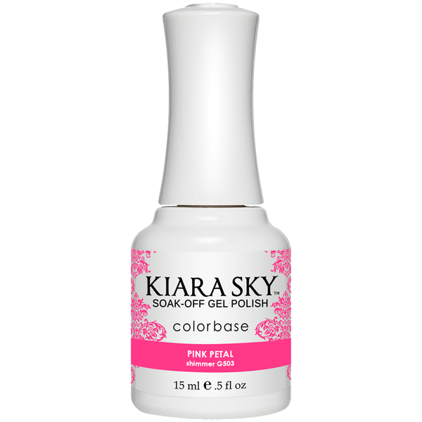 Pink Petal | Pink Shimmer Gel Polish | Kiara Sky